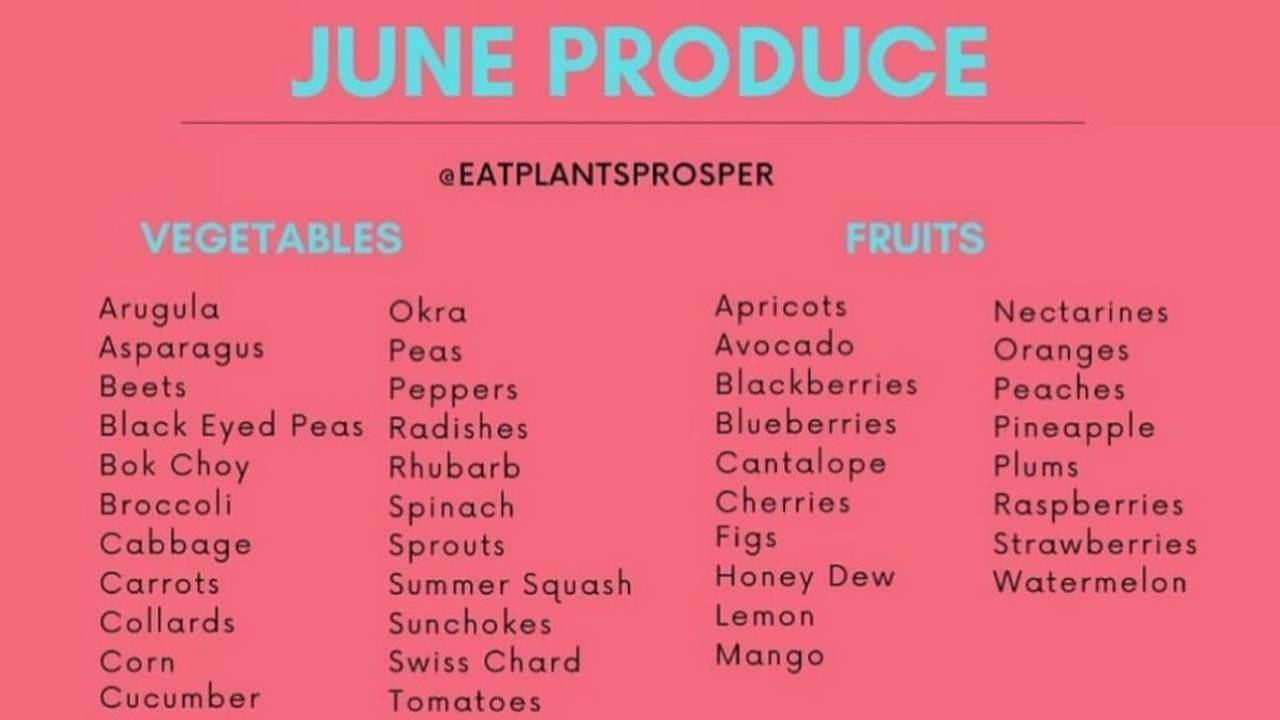What’s in Season in June? A Plant-Based Produce Guide