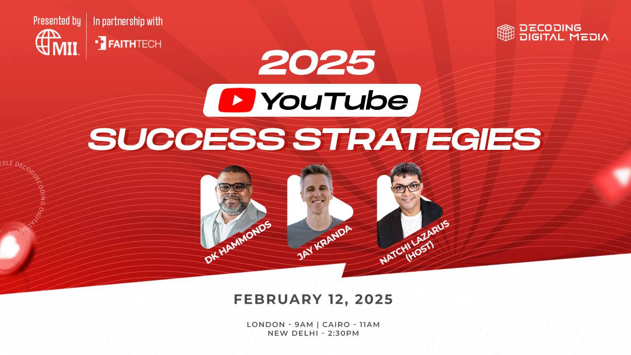 DDM Webinar - 2025 YouTube Success Strategies