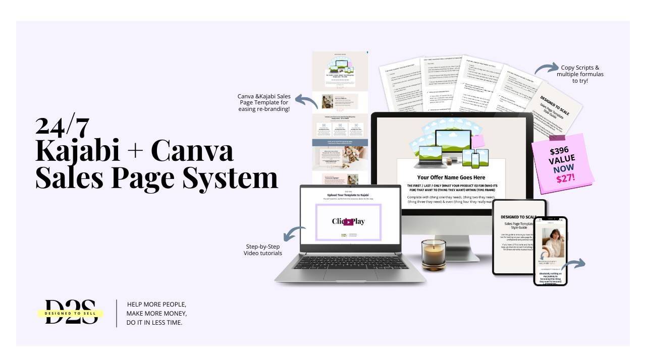 24/7 Sales Page System