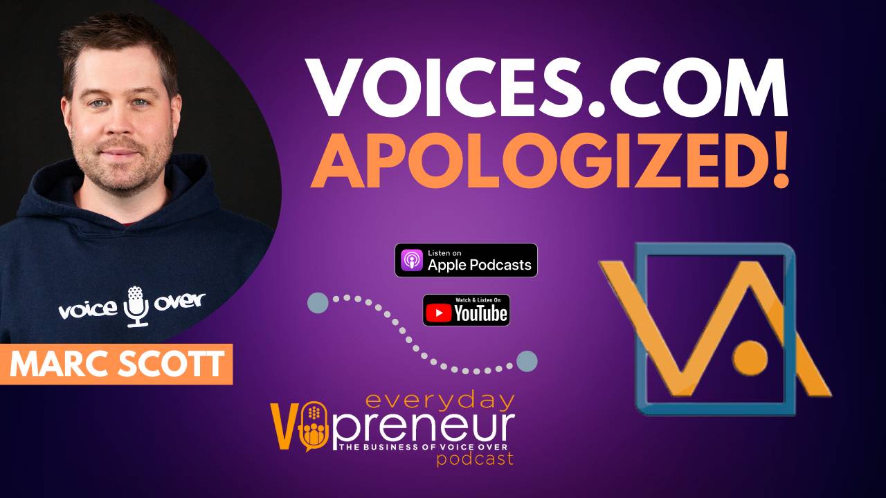 Voices.com Apologized... Now What?