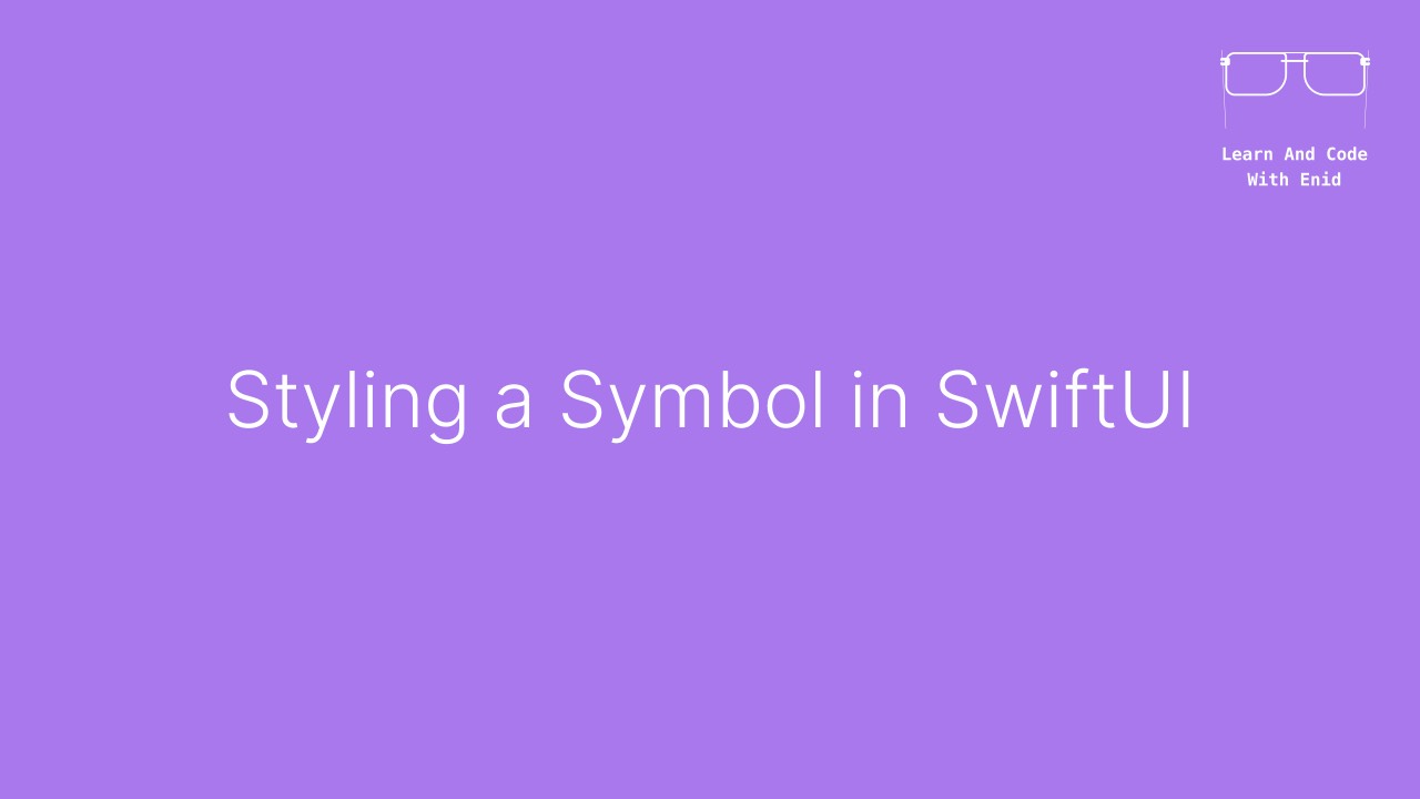 Styling a Symbol in SwiftUI