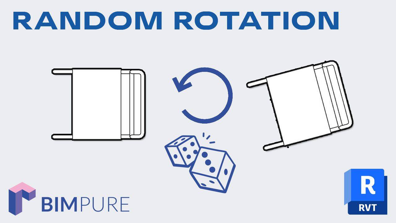 Set Random Rotation to Revit Family Instance Using Dynamo