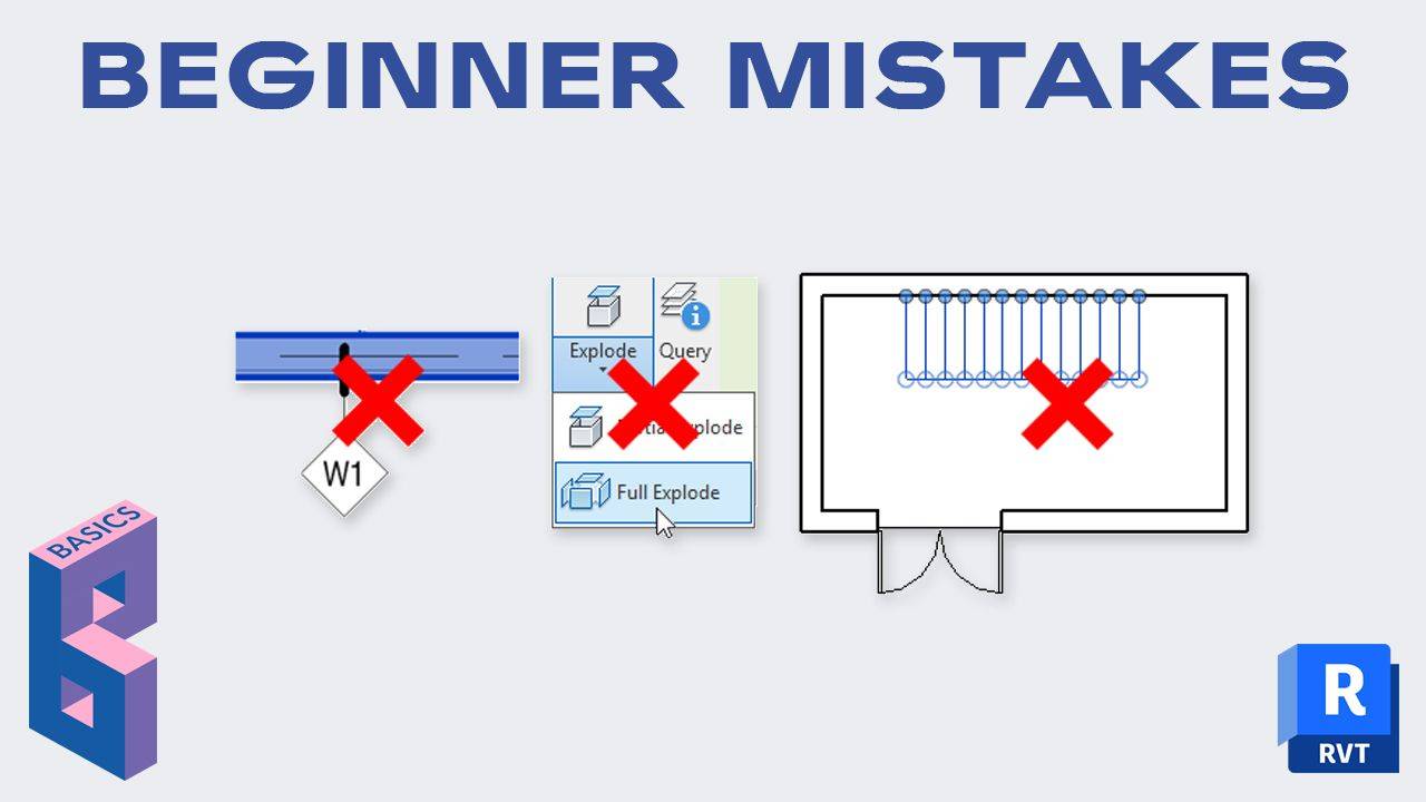 13 Beginner Mistakes to Avoid in Revit | BIM Pure Blog