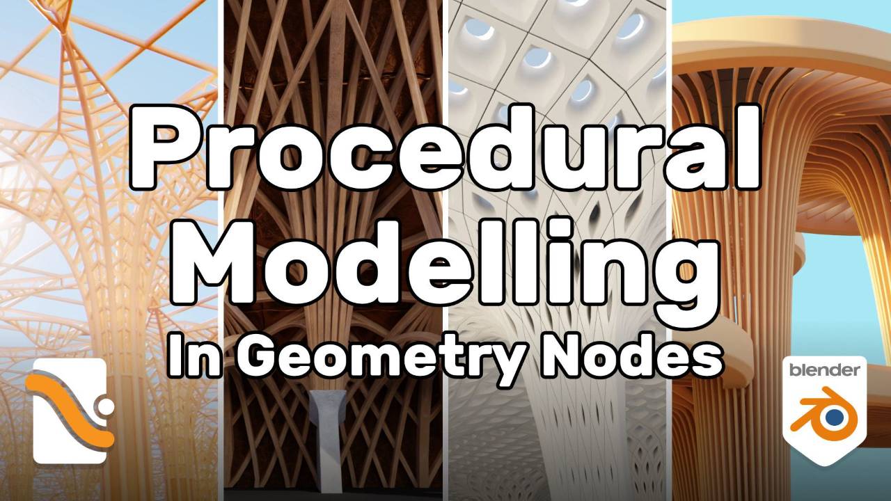 Master Procedural Modelling with Geometry Nodes