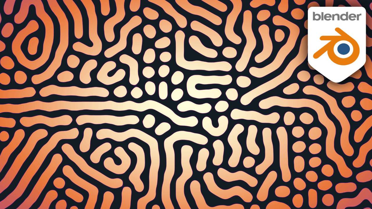 Reaction Diffusion Simulation with Blender 3.6