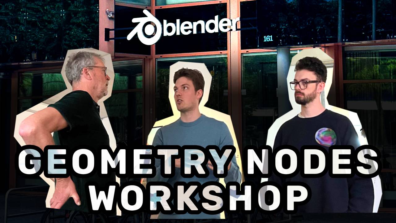 Working at Blender for a week. Geometry Nodes Workshop 2024