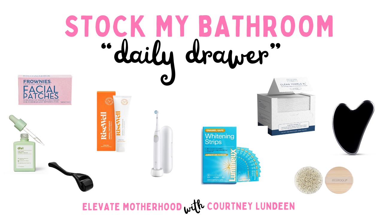 Stock My Bathroom "Daily Drawer" With Me!