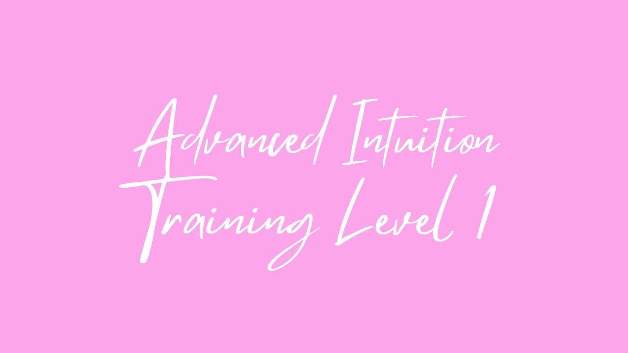 Advanced Intuition Training Level 1 Waitlist