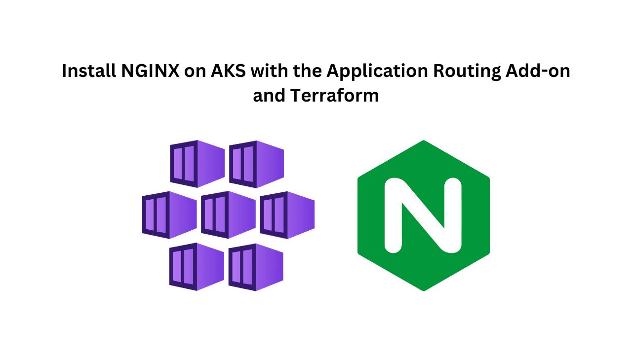 Install NGINX on AKS with the Application Routing Add-on and Terraform