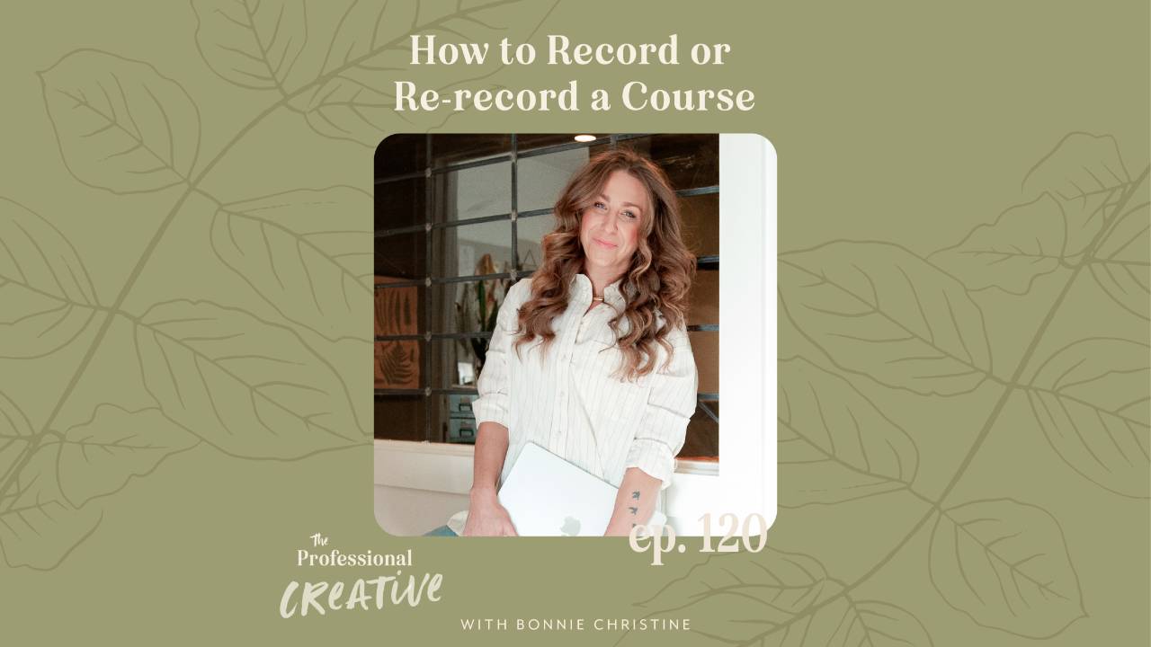 How to Record or Re-Record a Course