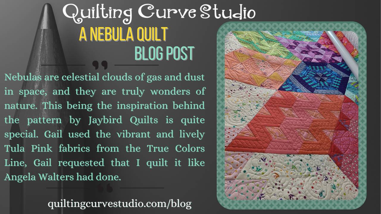 Nebula Quilt by Jaybird Quilts with Tula Pink Fabric