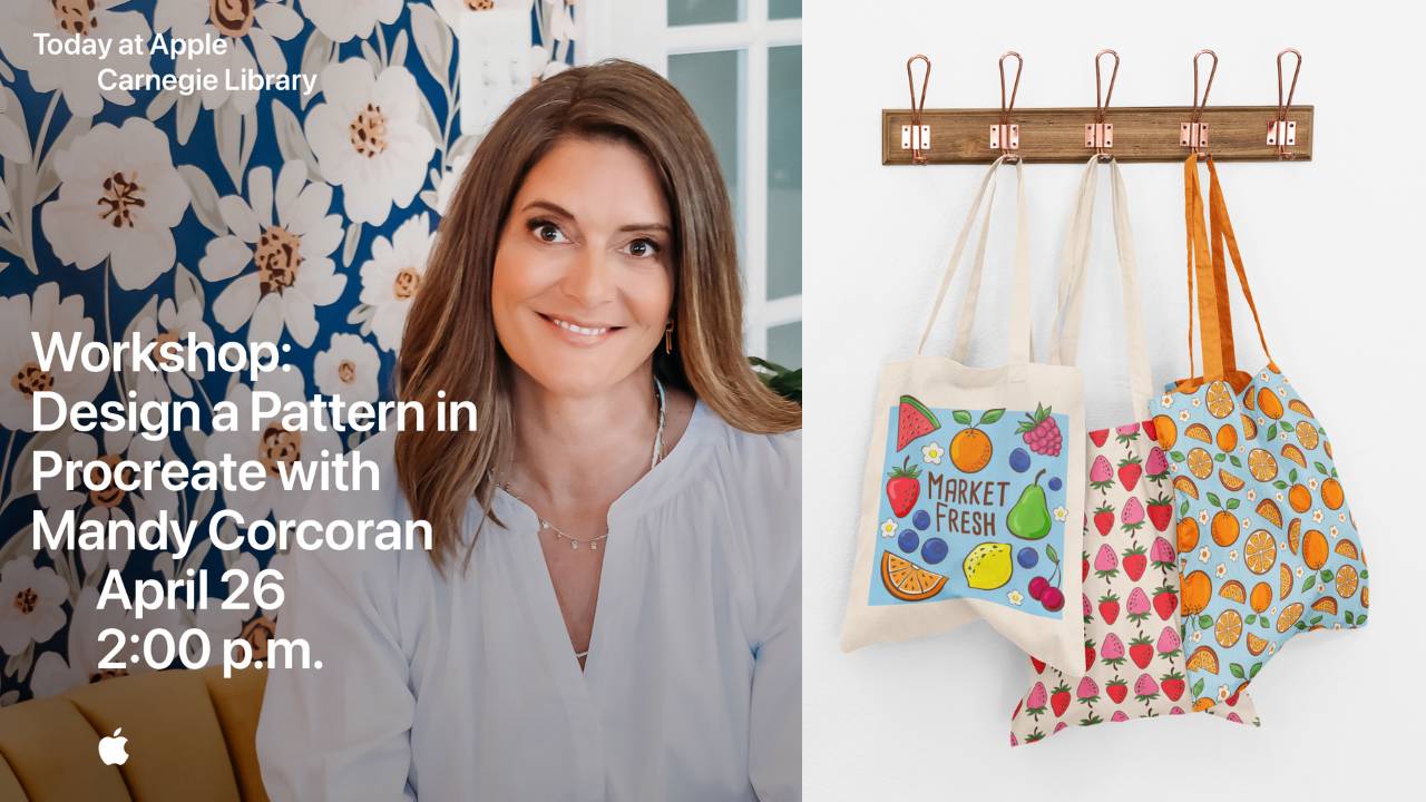 Design a Pattern in Procreate with Mandy – Apple DC