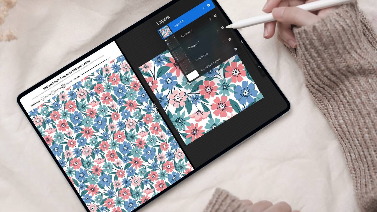 Free Seamless Pattern Tester – Amanda Grace Design