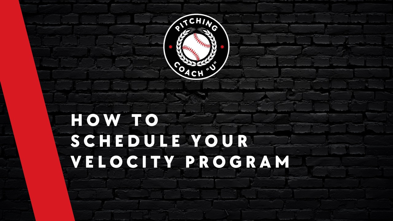 How to Schedule Your Velocity Program