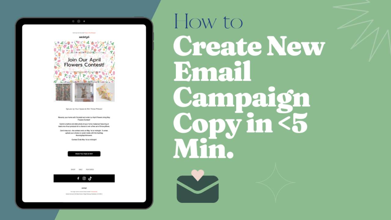 Watch Me Create Email Campaign Copy in Under 5 Minutes