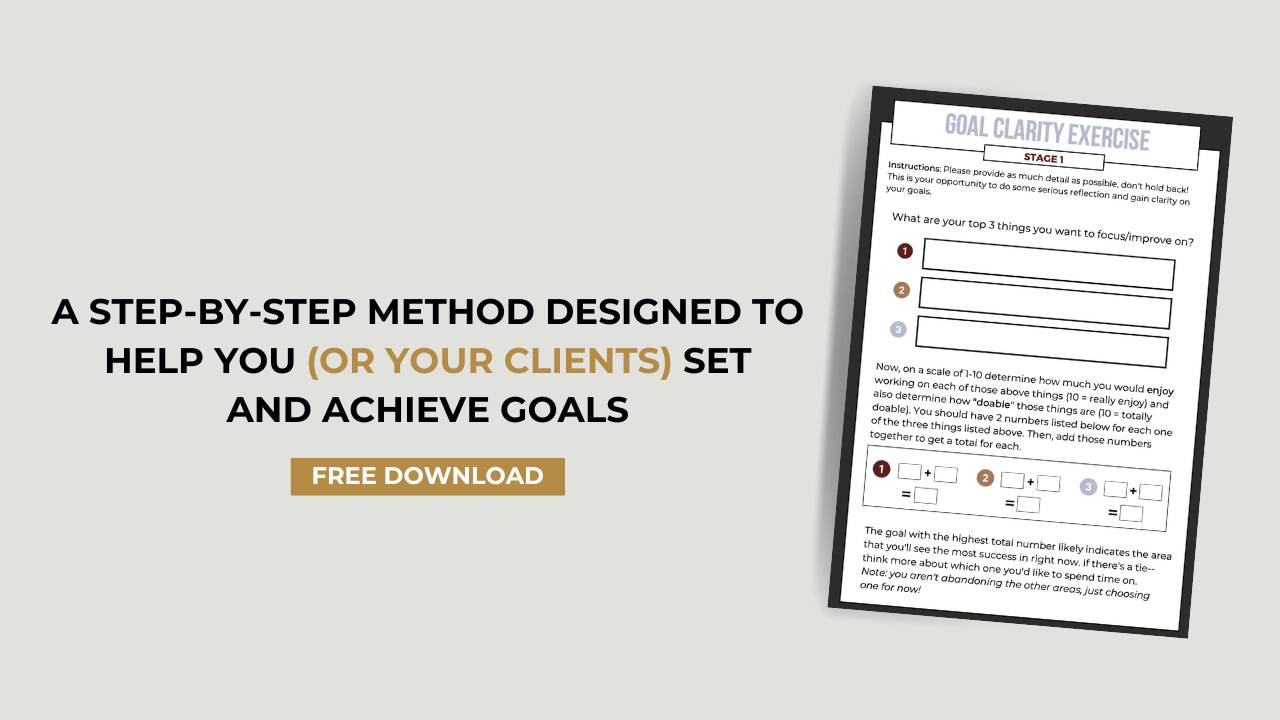 FREE Goal Clarity Worksheet