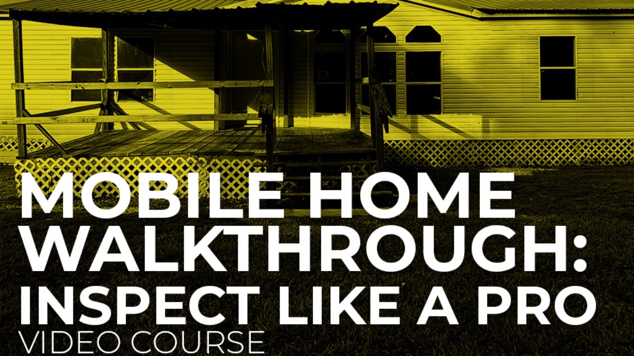 MOBILE HOME WALKTHROUGH: Inspect Like a PRO NEW