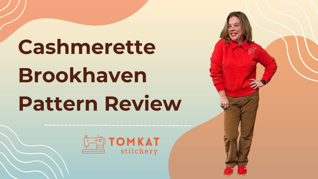Cashmerettte Brookhaven Sweatshirt Pattern Review and Personalization