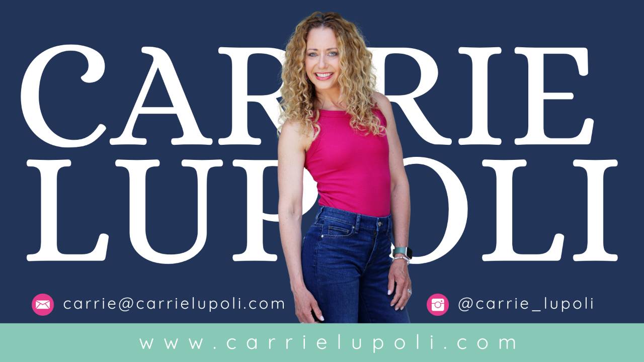 Carrie Lupoli, Unapologetically Disruptive.