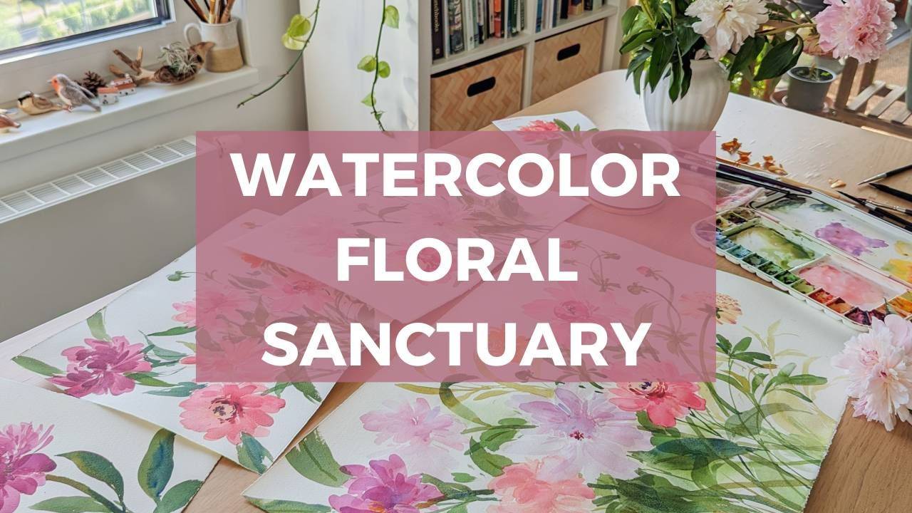 Watercolor Floral Sanctuary