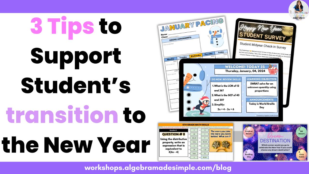 3 Tips for Transitioning into the New Year Spring Semester