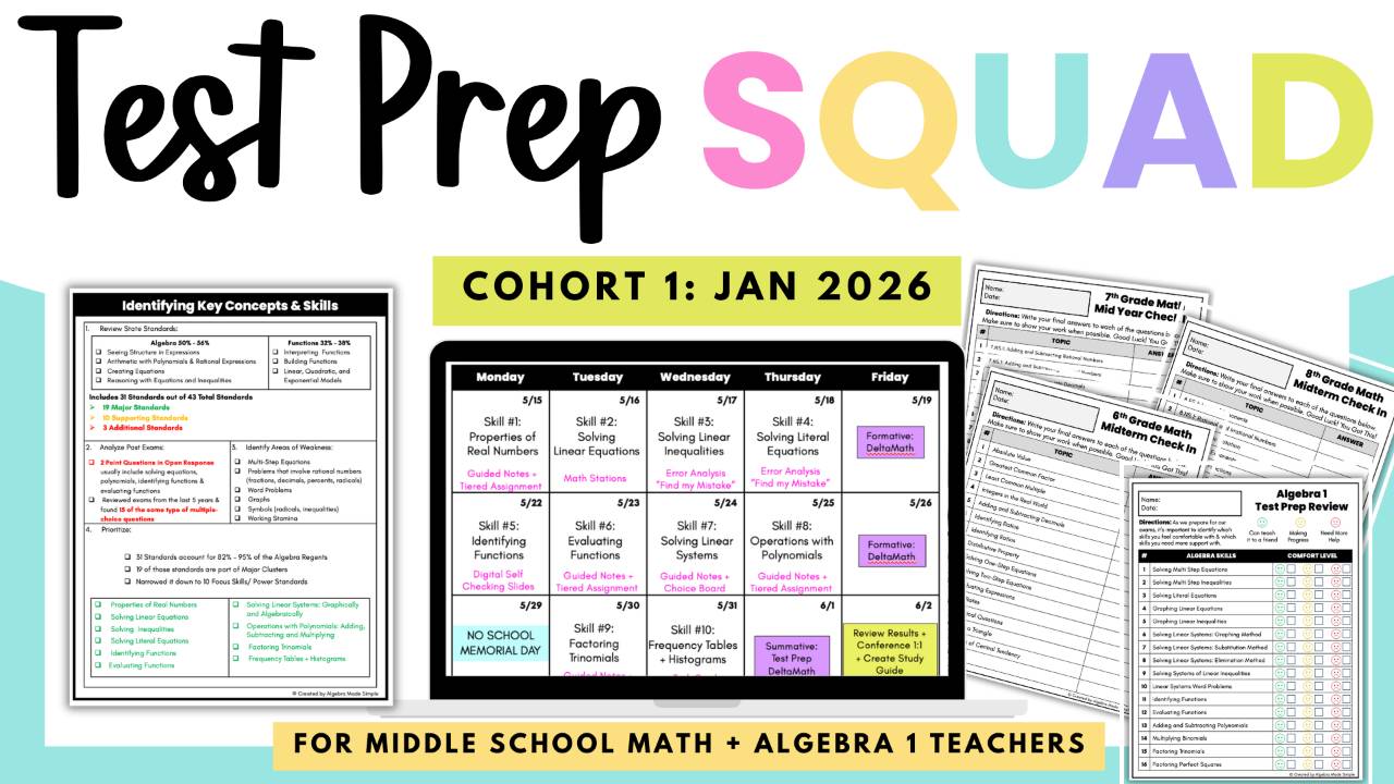 Welcome to Test Prep Squad | Build your Test Prep Plan