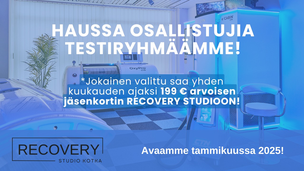 Recovery Studio Kotka| Koe palautumisen uusi taso