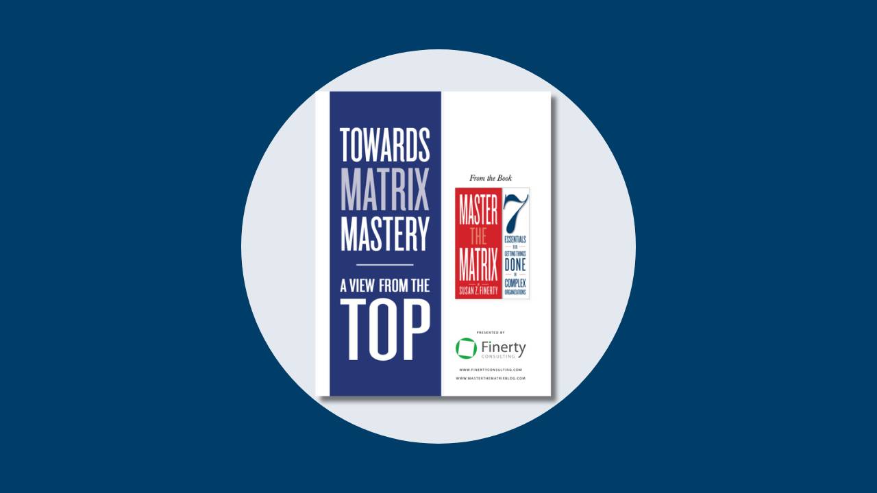 Towards Matrix Mastery A View From the Top - Form