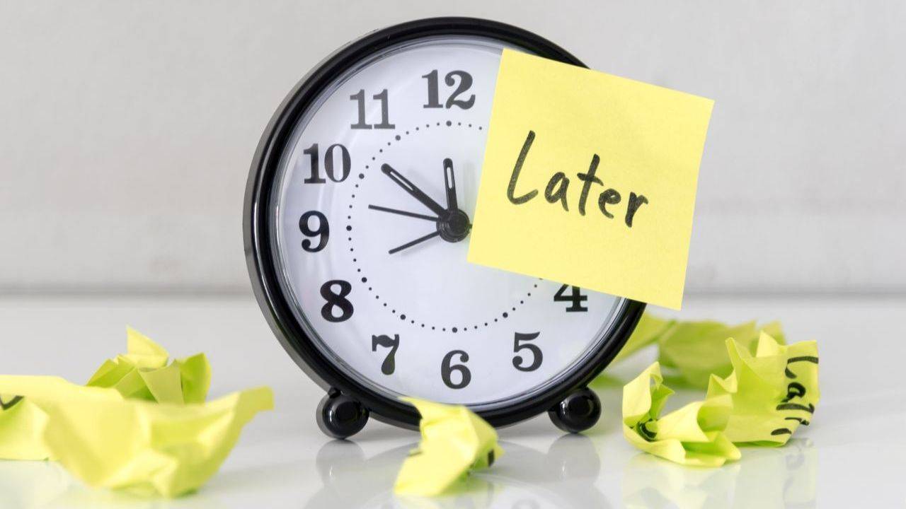 3 redenen waarom we dingen uitstellen