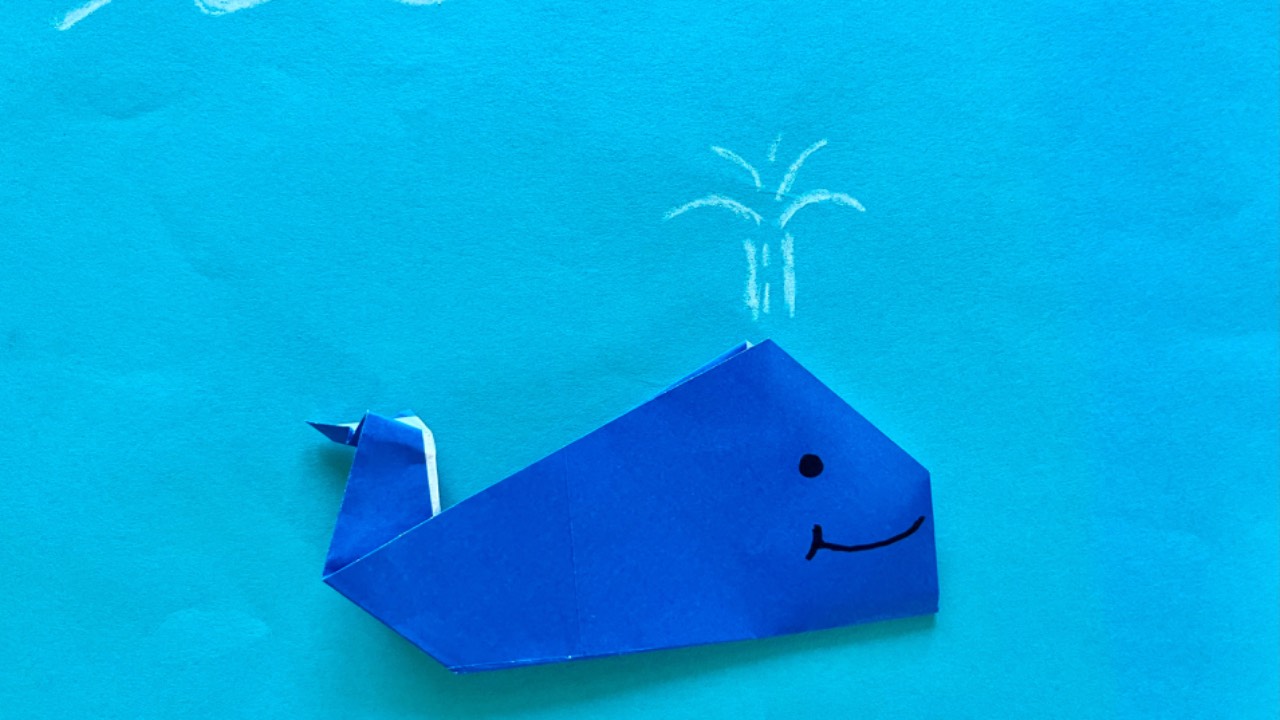 Kids Origami and Math - Whale