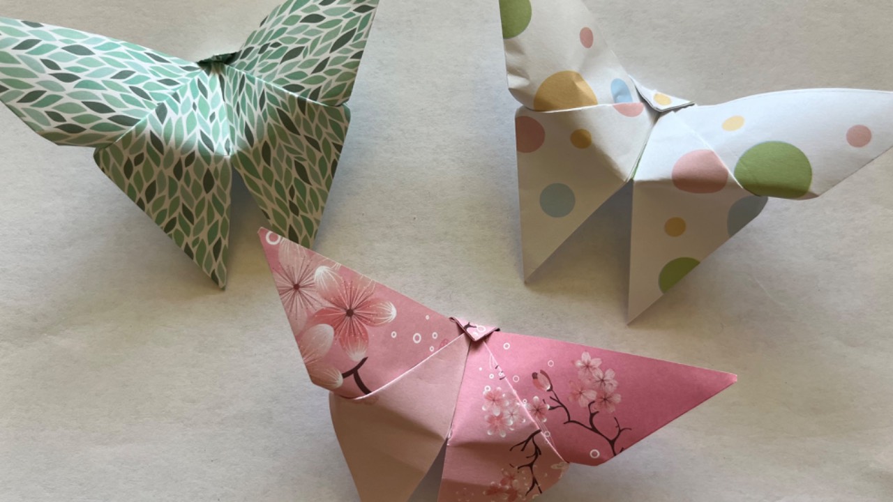Kids Origami and Math - Butterflies