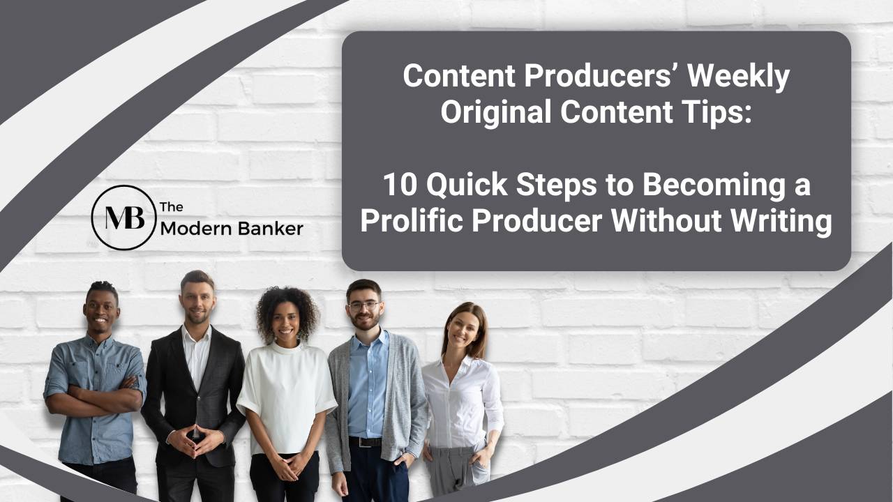 10 Quick Steps to Becoming a Prolific Producer Without Writing