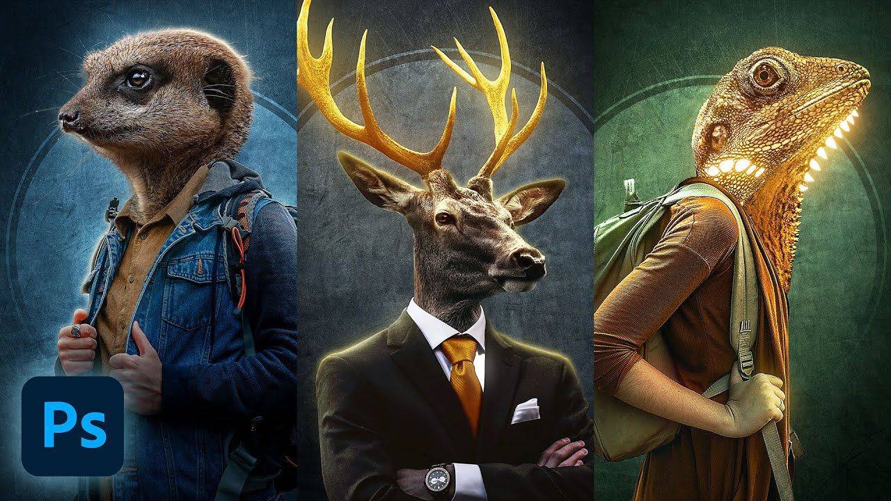 How to Create an Animal Human Portrait in Photoshop