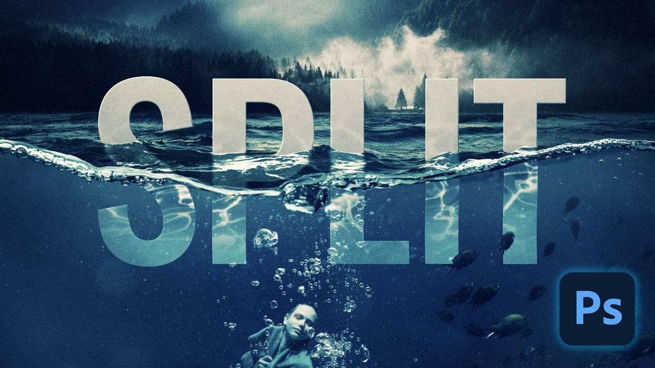 How to Create a Split Water Effect in Photoshop