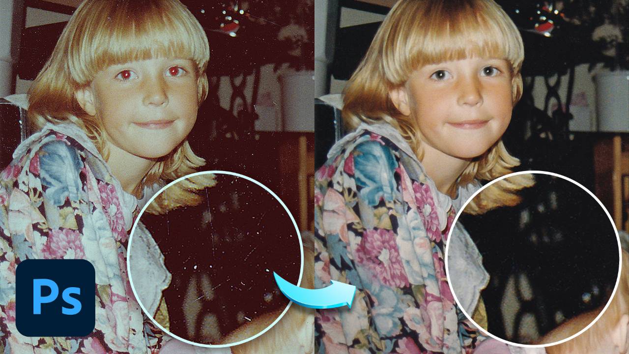 Fastest Way to Fix Dust and Scratches in Photoshop