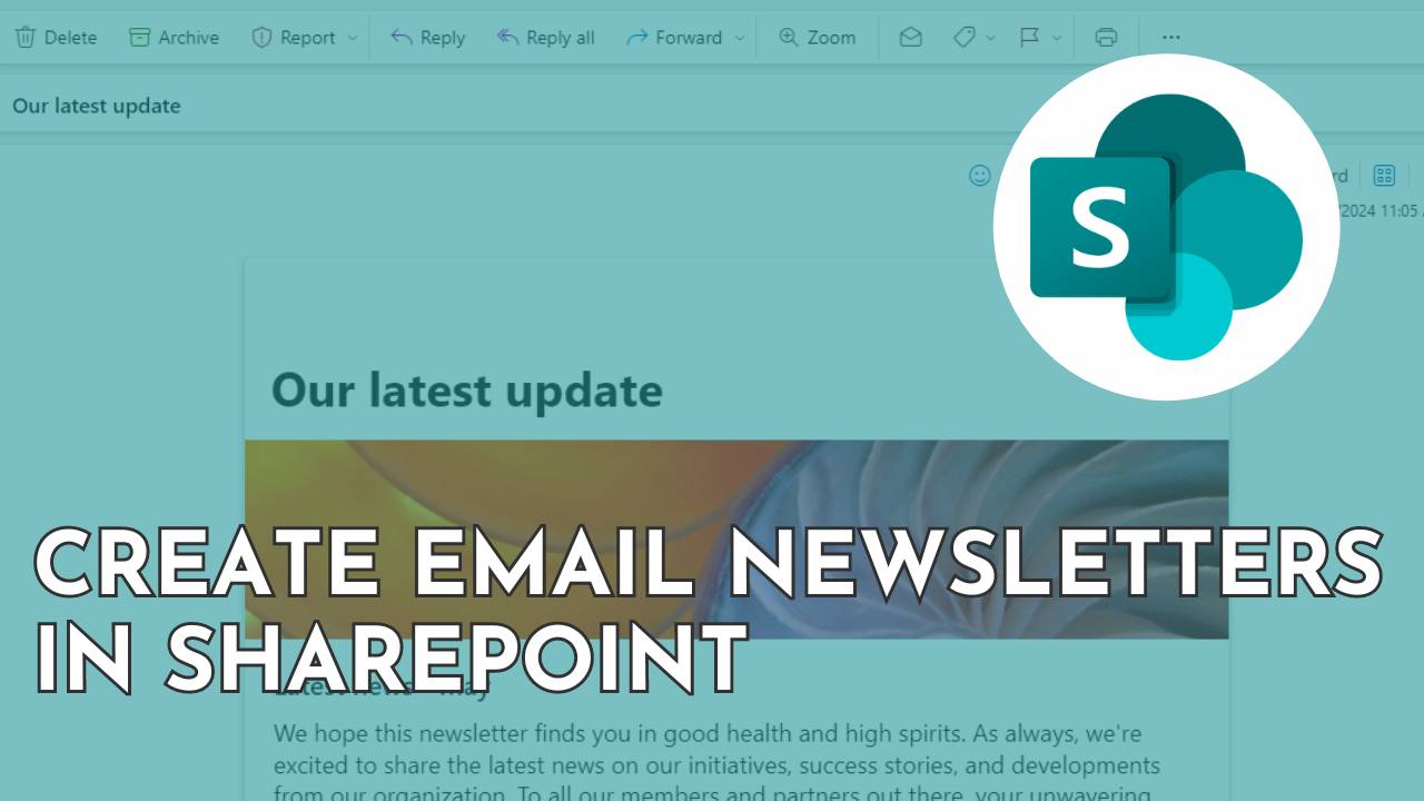 Easily create email newsletters using Microsoft 365