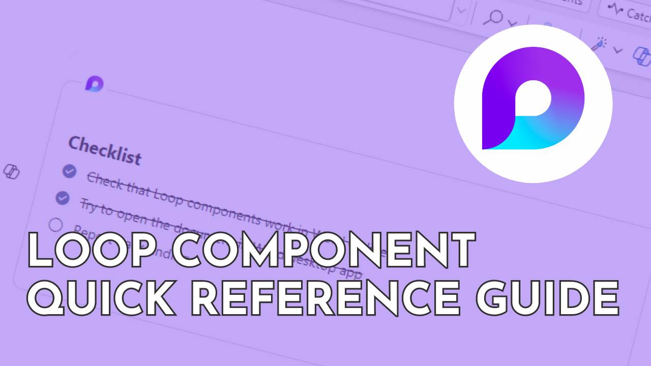 Using Loop inside other Microsoft 365 apps