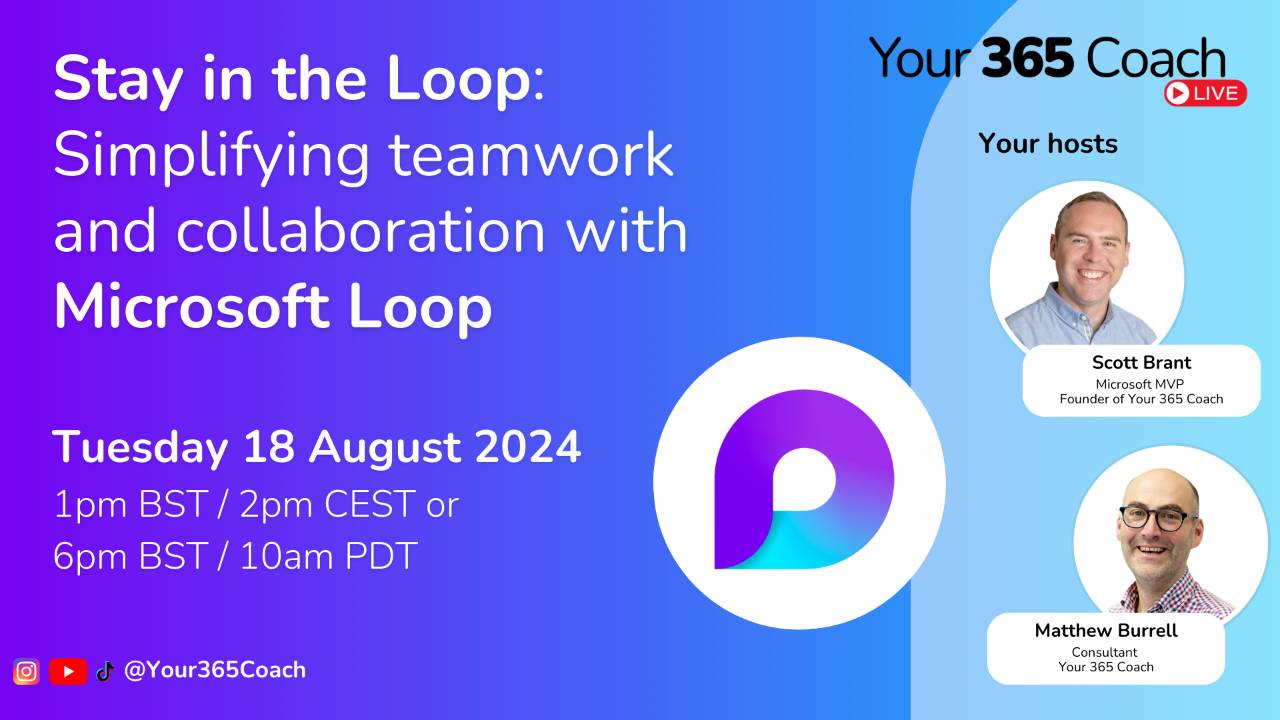Free webinar: Teamwork and collaboration with Microsoft Loop