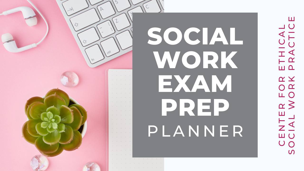 Social Work Exam Study Planner
