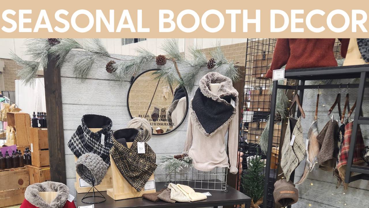 Seasonal Booth Decor