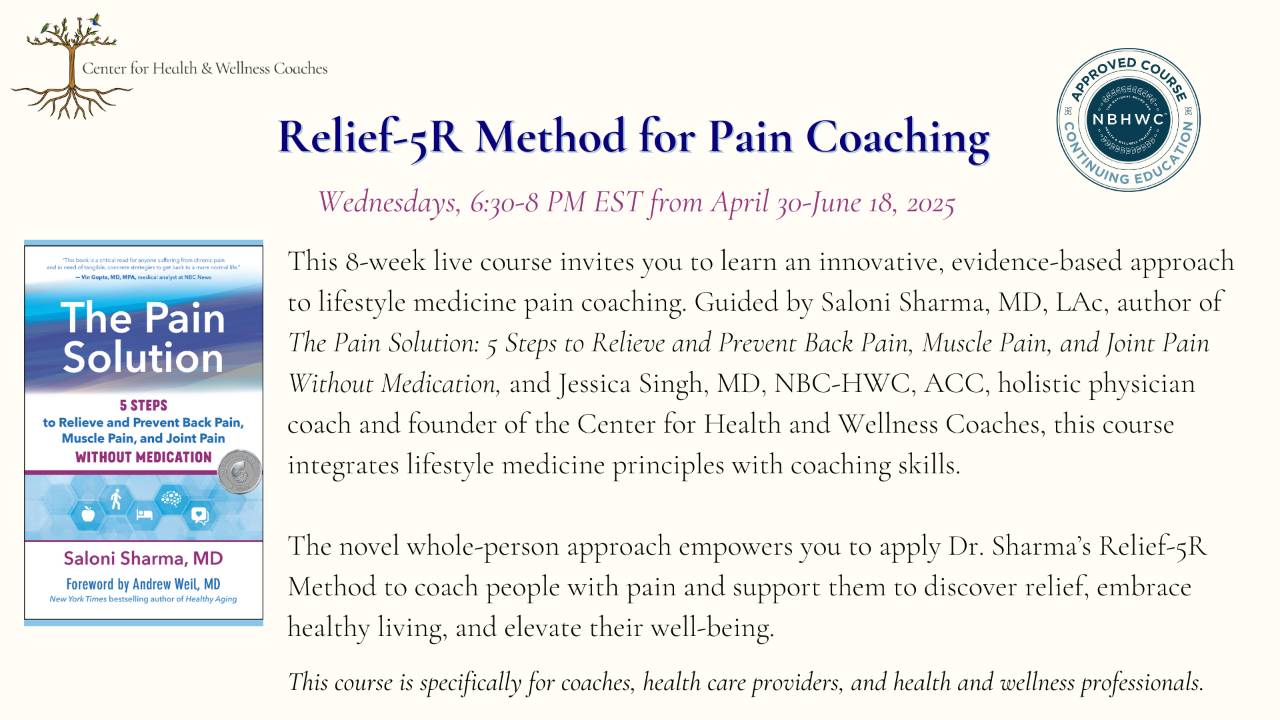 Relief-5R Method for Pain Coaching l Earn CE Credit