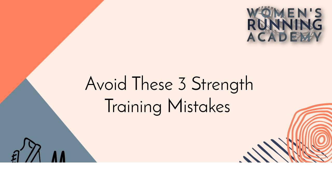 Running and Weightlifting: Dont make these mistakes