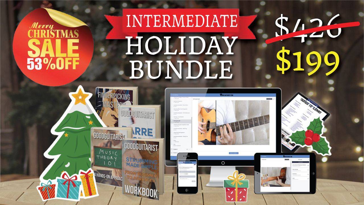 GoodGuitarist Intermediate Holiday Bundle 2023