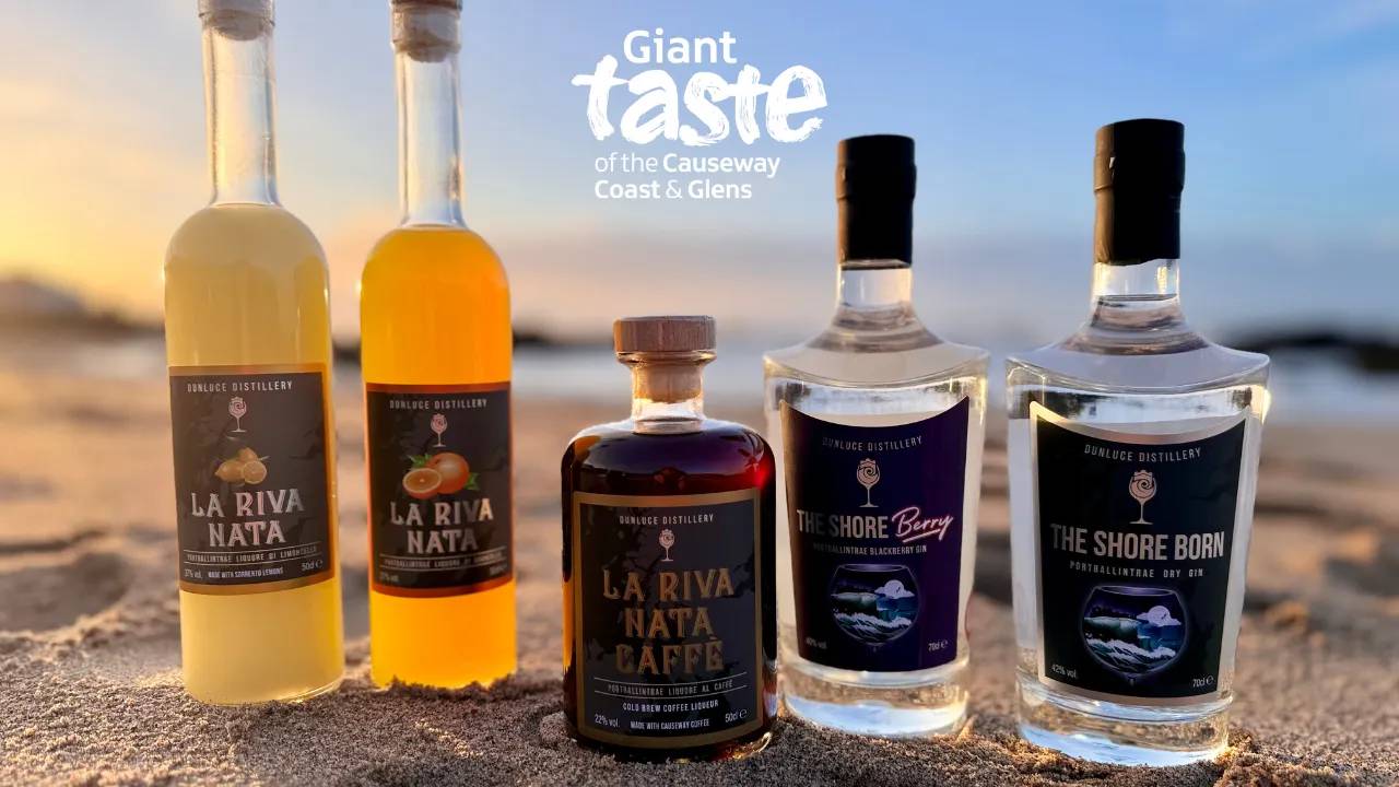 Dunluce Distillery's Exquisite Rebranded Spirits: A Voyage of Flavours