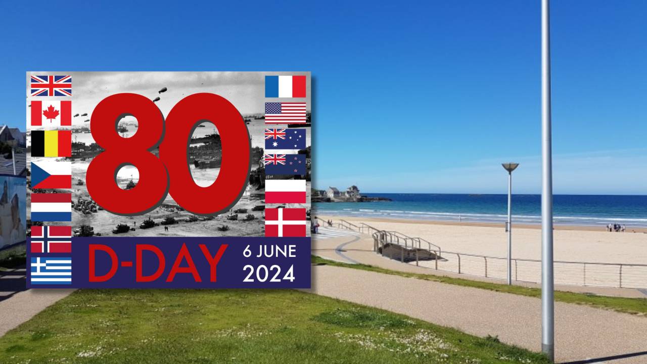 D-Day 80 beacon lighting at Portrush