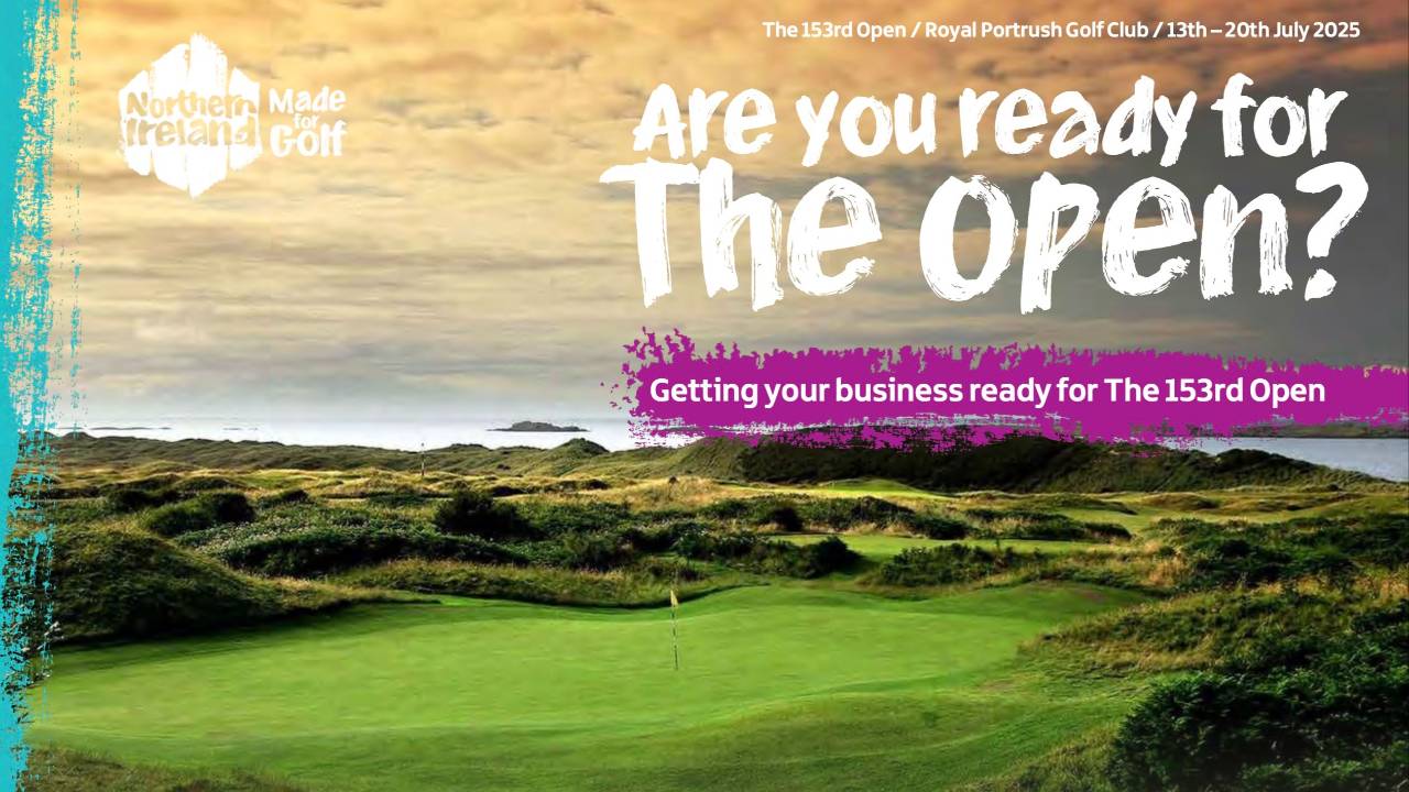 Tourism NI Unveils 'The Open Toolkit' Ahead of Historic Championship