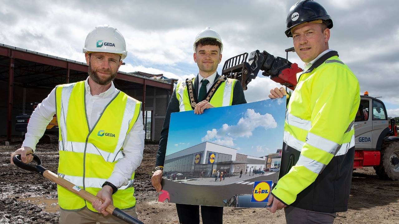 Work starts on region’s largest new Lidl Northern Ireland store