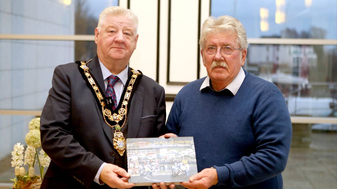 Mayor Honors Derek McIntyre for 35-Year Motorbike Photography Legacy