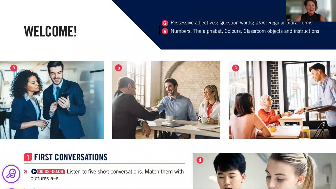 Optin FREE Welcome Lesson with Karen