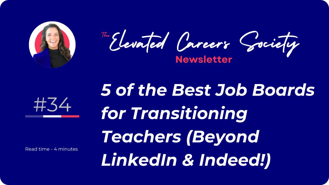 5 of the Best Job Boards for Transitioning Teachers | EC